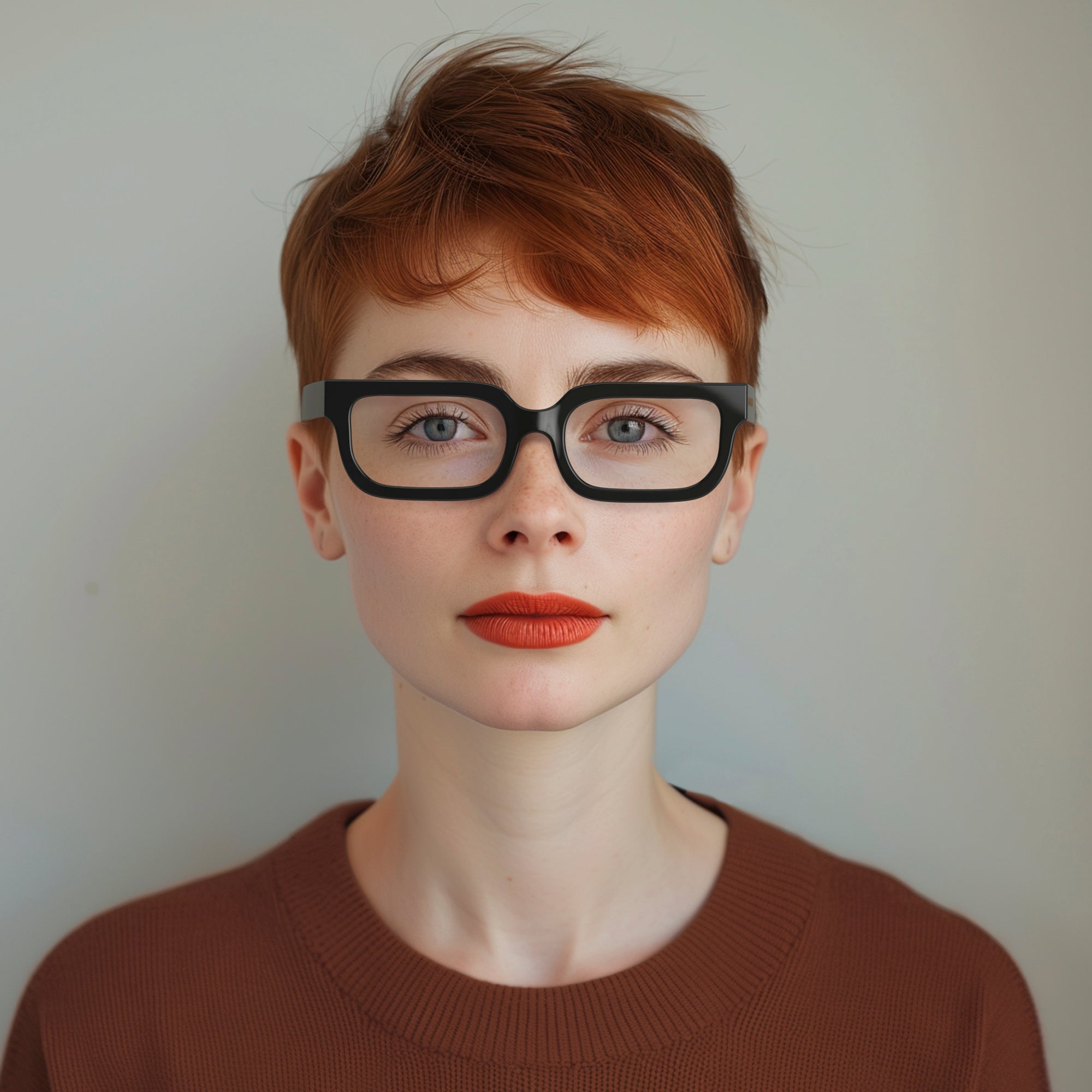 Icy reading glasses in gloss black – London Mole