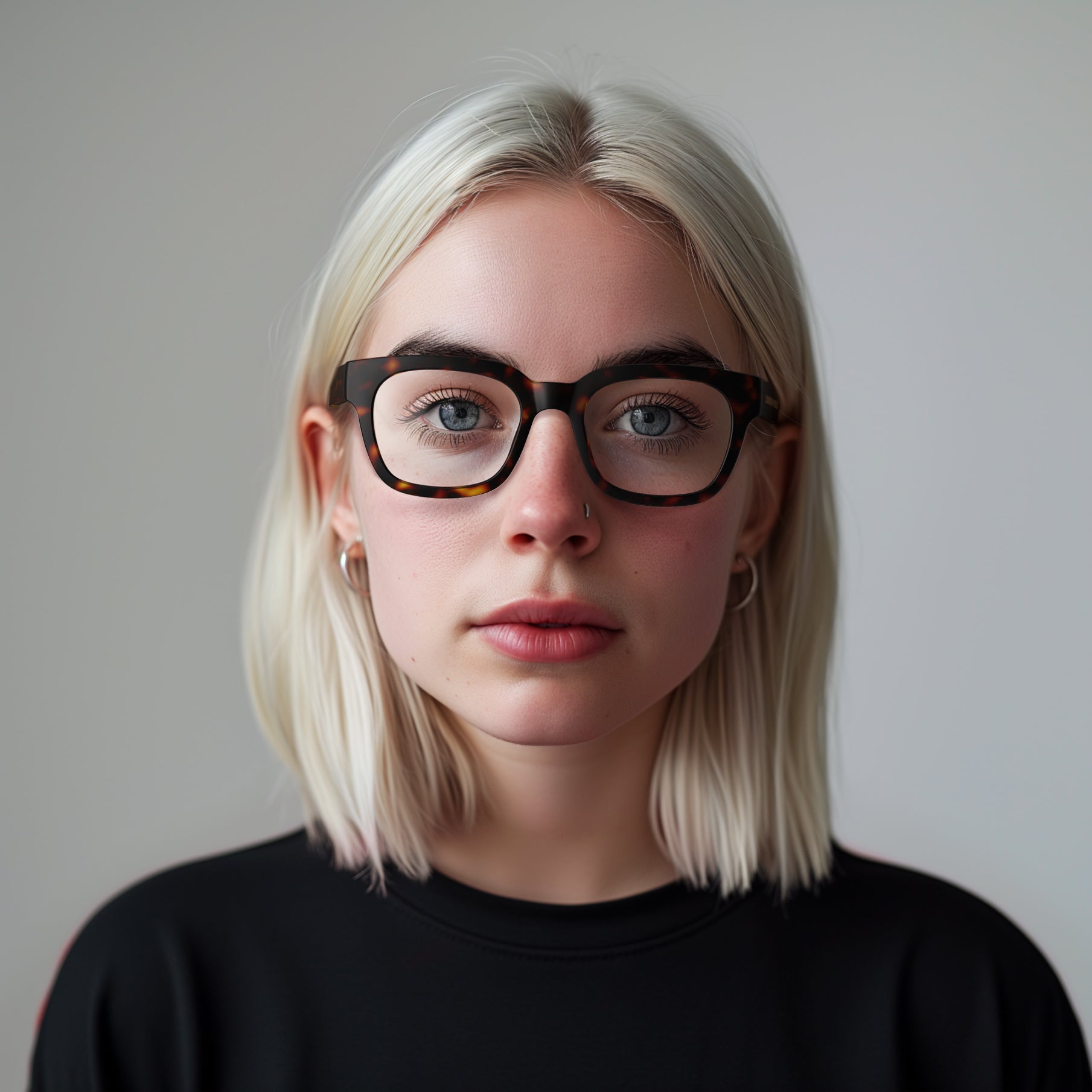 Tricky blue blocker glasses in matt tortoiseshell – London Mole