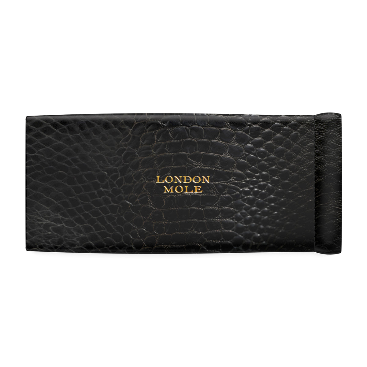 Black snake print pouch – London Mole