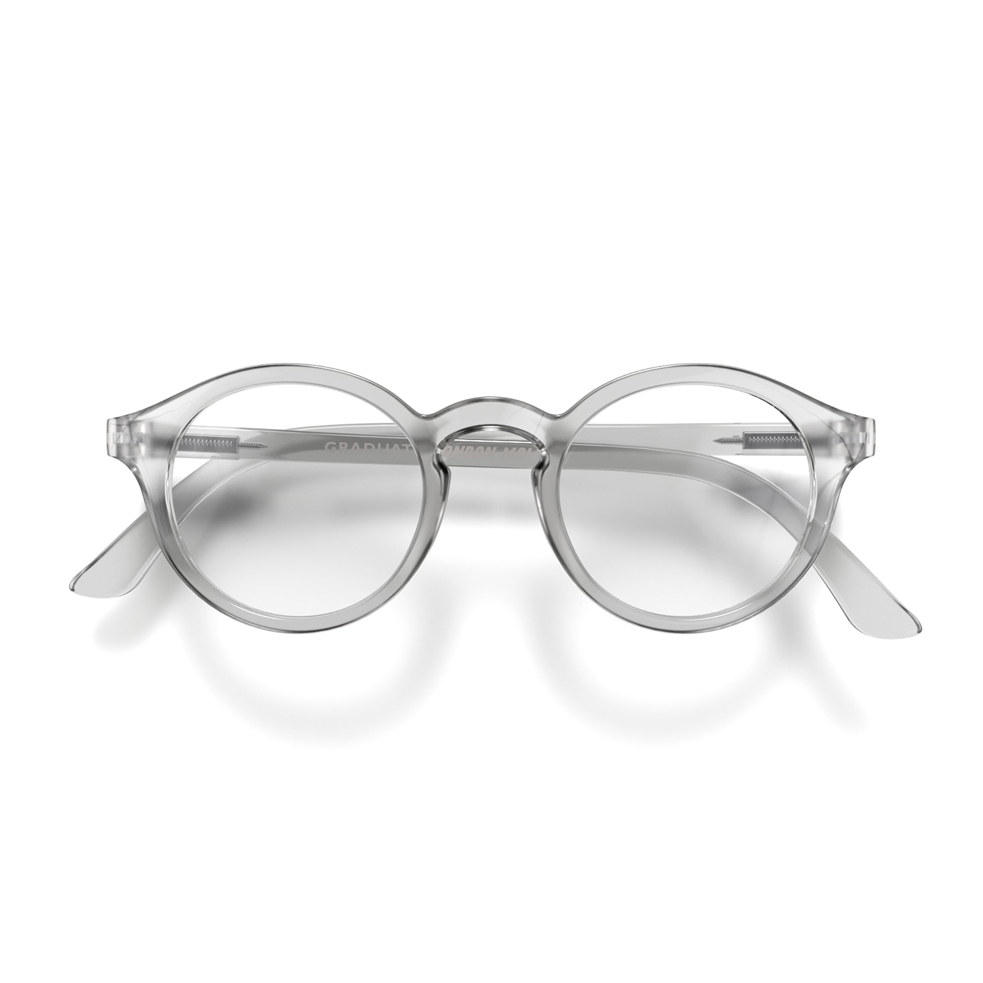 Graduate blue blocker glasses in transparent – London Mole