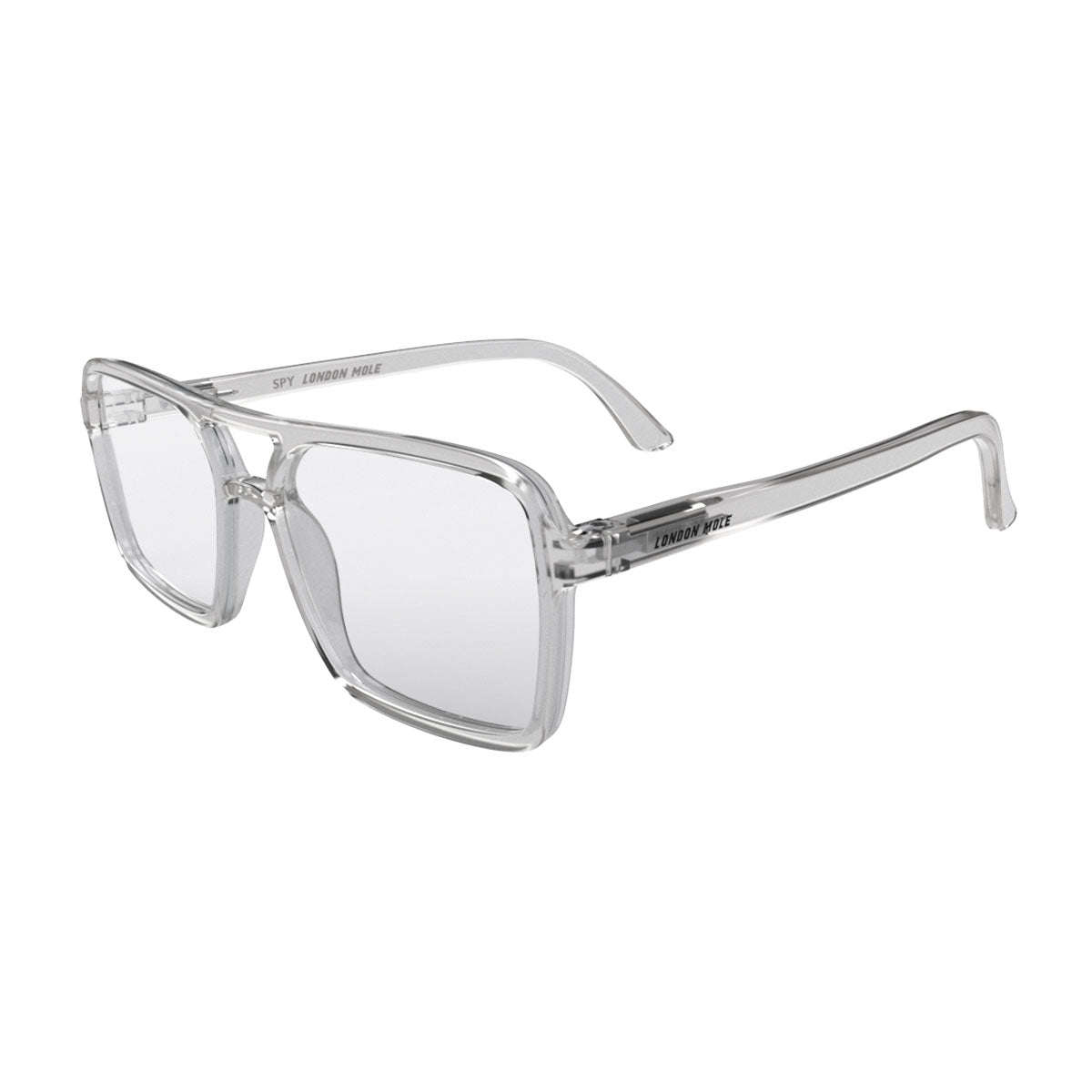 Spy Blue Blockers | Transparent – London Mole